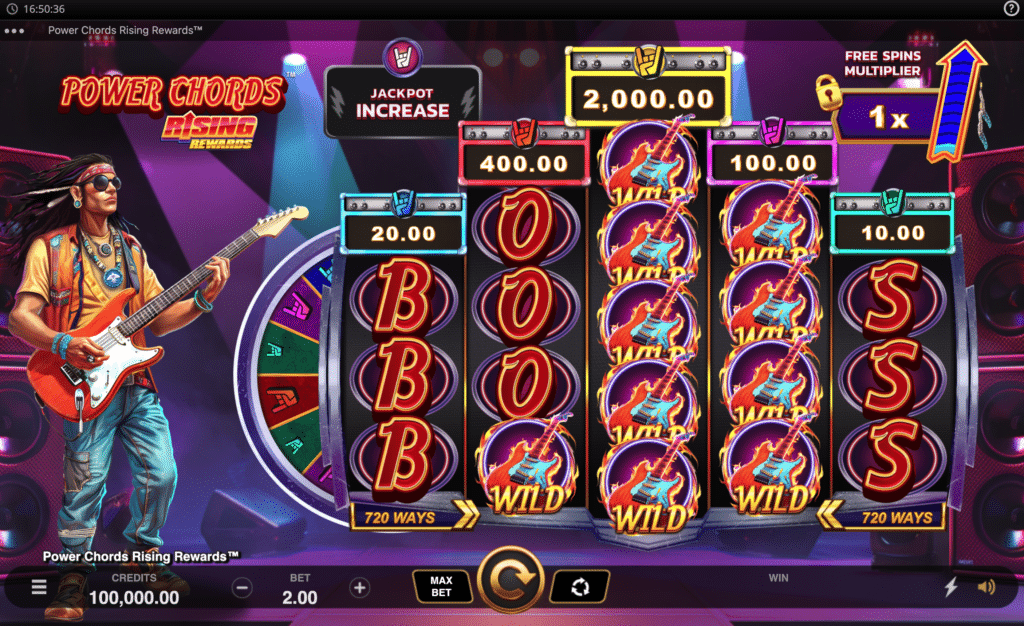 Exclusive Slot Hits Hard Rock Bet: Power Chords Rising Rewards