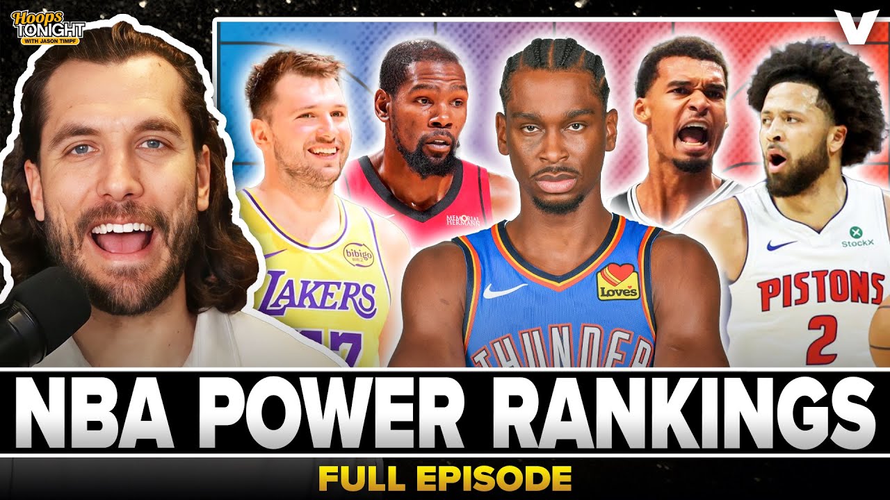 Jason Timpf's NBA Power Rankings - Thunder's Rise, Detroit's Surprise